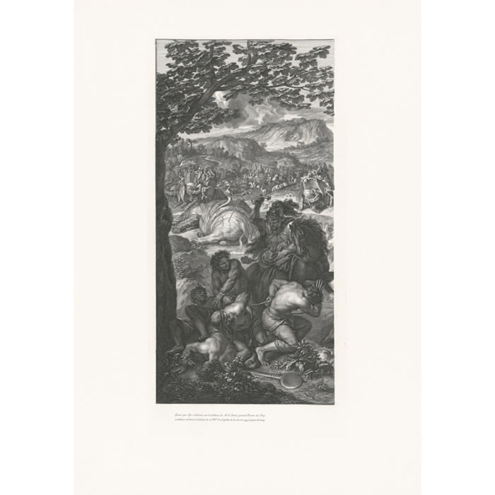 Acheter une gravure (tirage des plaques anciennes) de Gérard Audran d’après Charles Le Brun ...
